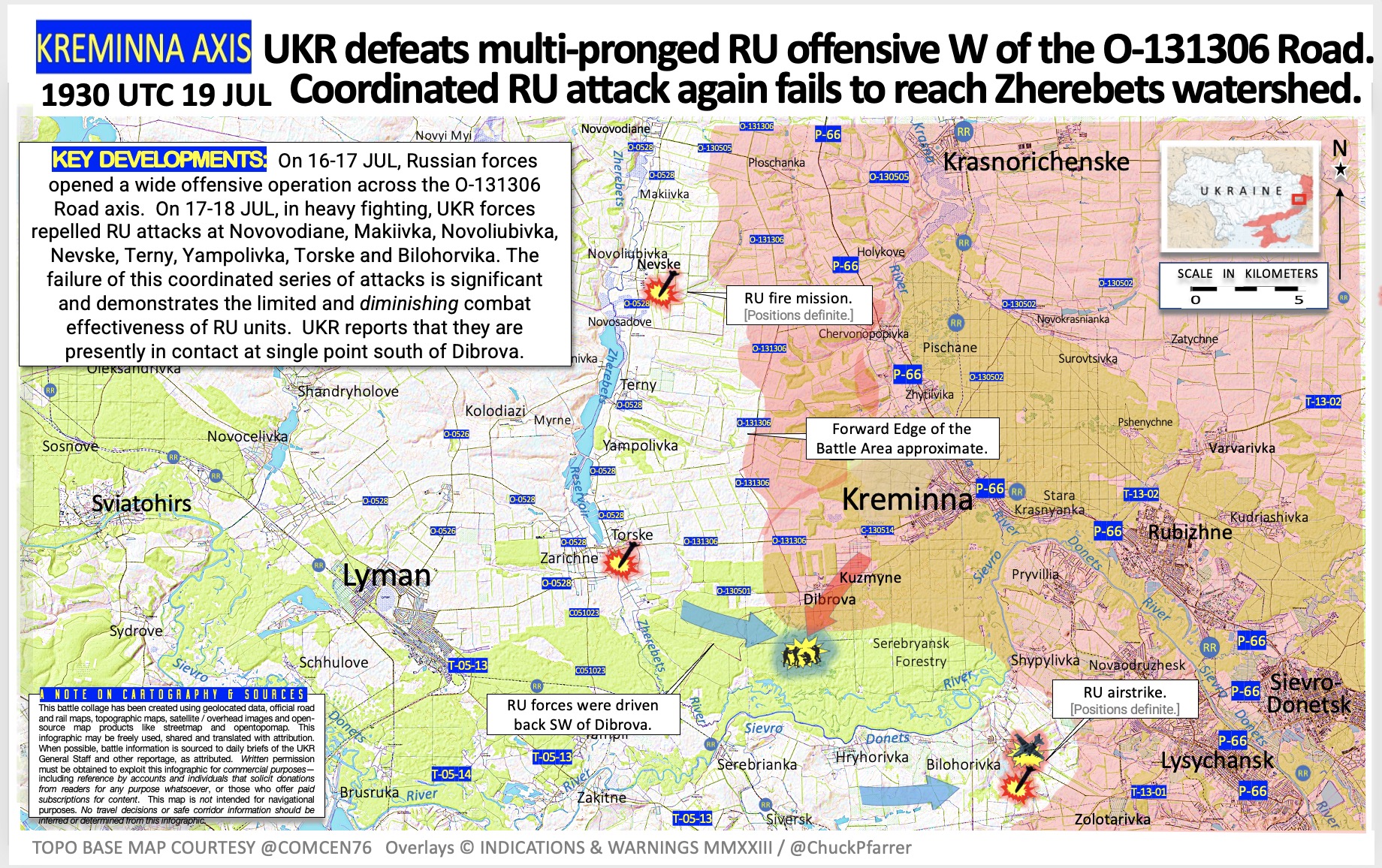 "Marea ofensivă rusă" din zona Kreminna pare să fi fost stopată deja de ...