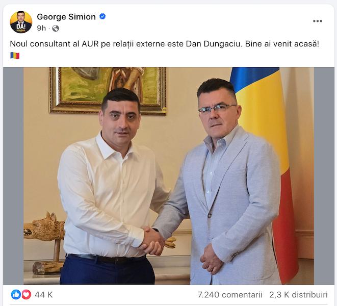Dan Dungaciu s-a înhăitat oficial cu AUR. Îi leagă simpatia față de ...